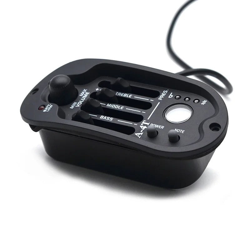 Oval 4 Band Acoustic Guitar Pramp EQ Equalizer with Tuner – Myles Music ...