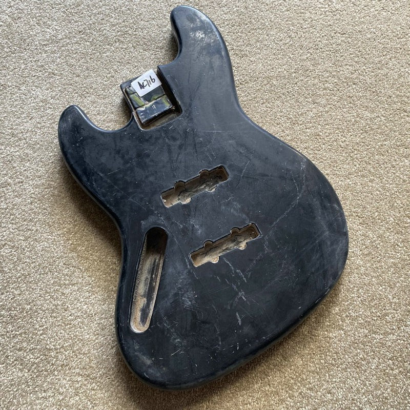 Left Hand Black 4 String Bass Basswood Body Fit Jazz Bass – Myles Music ...