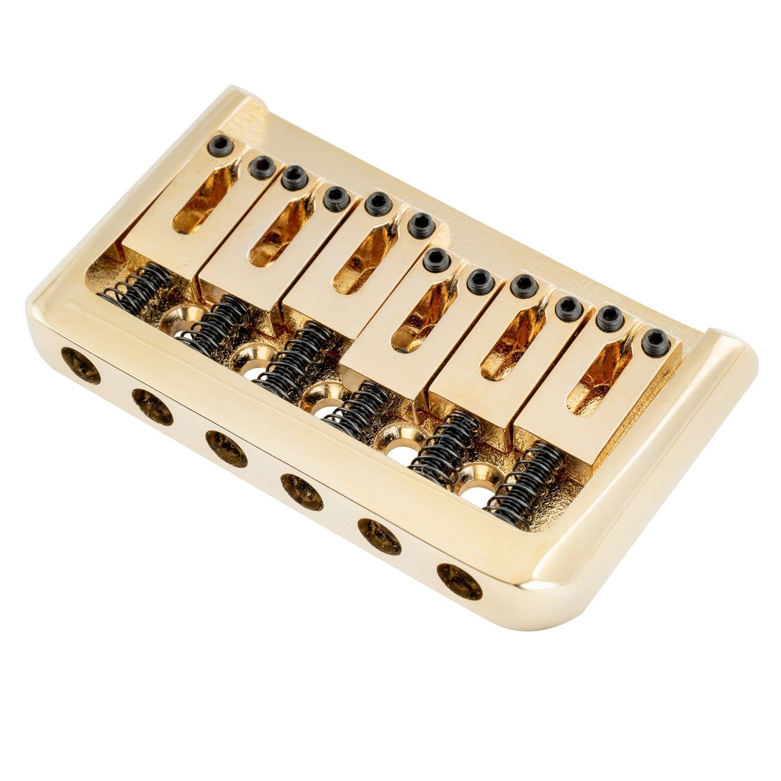 Fixed Hardtail Guitar Bridge System in Gold Fit Stratocaster Strat ...