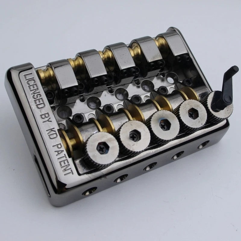 Black Nickel 5 String Headless Electric Bass Bridge with Roller Saddle ...