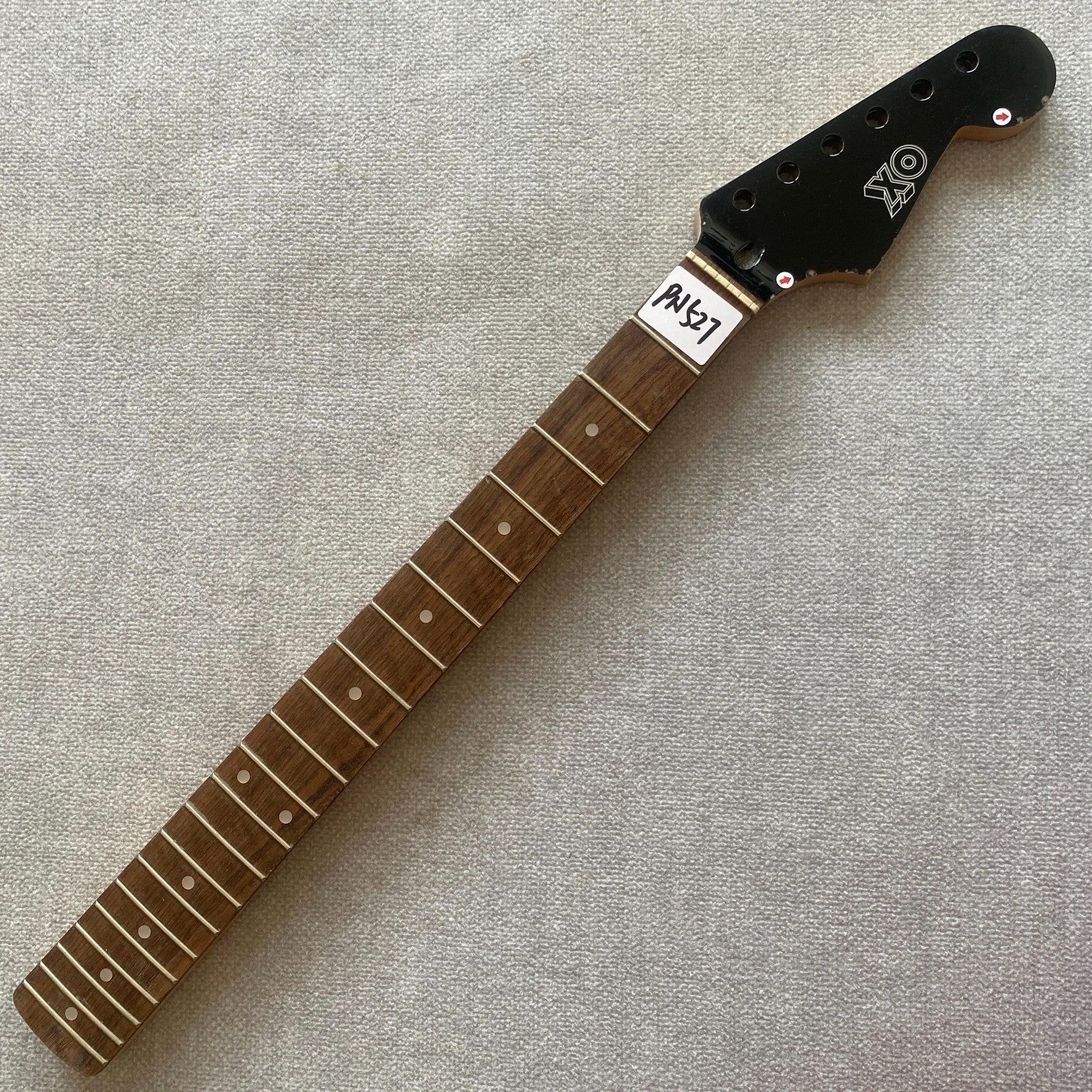 Black Maple Wood Guitar Neck, Rosewood 21 Frets Fingerboard Fretboard ...