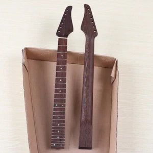 Wenge Wood Electric Guitar Neck, 24 Frets Fingerboard Fretboard – Myles ...