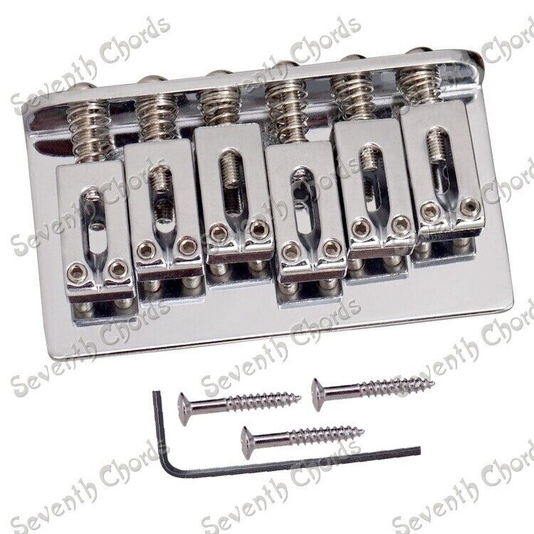 Chrome Top Loading Electric Guitar Fixed Hardtail Bridge 70MM – Myles ...