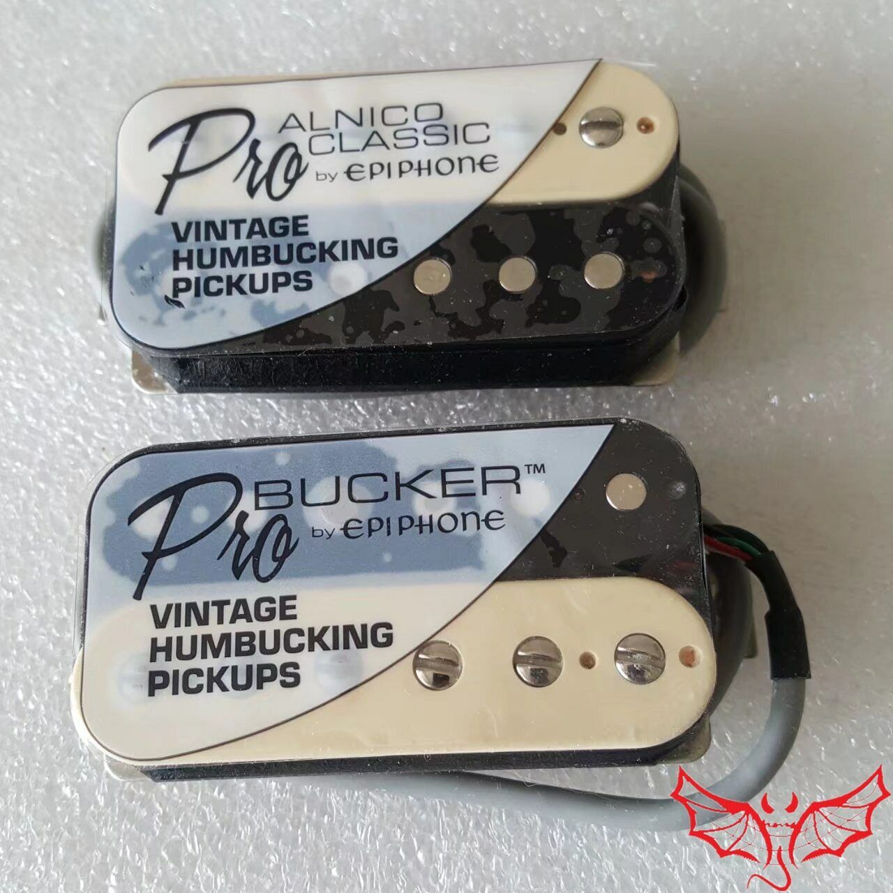 Epiphone ProBucker Alnico Classic Pickups w Wiring Fit Epiphone Les Pa ...