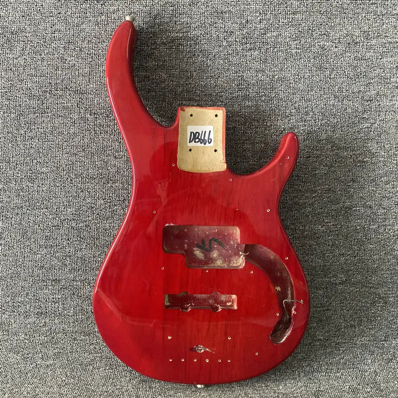Red 5 String Bass Basswood Body – Myles Music Shop